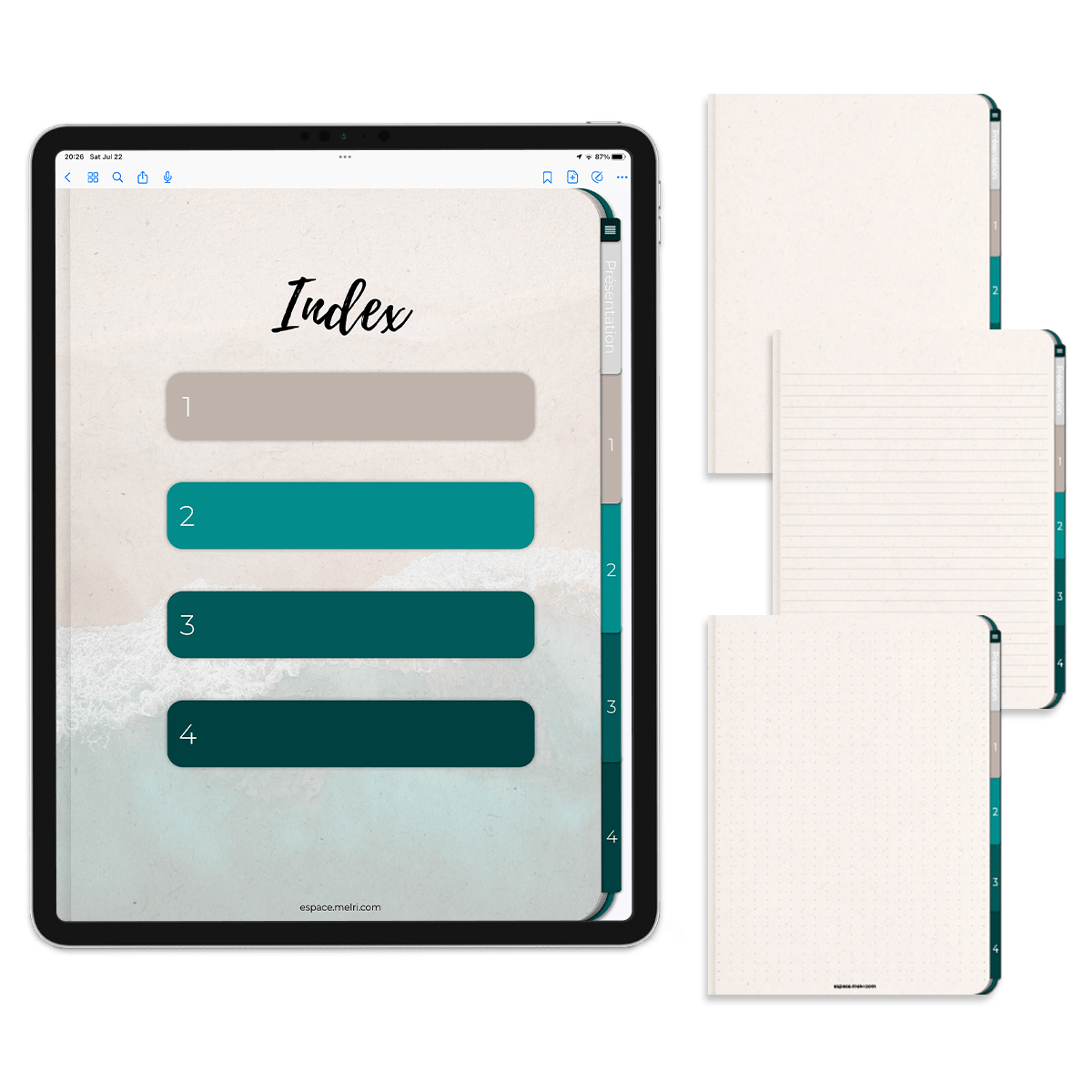 Obtiens ton cahier de notes numérique - Espace Melri